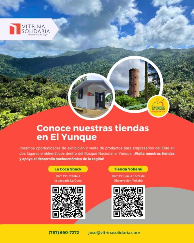 Vitrina Solidaria invita a pasear y comprar en El Yunque en San ...
